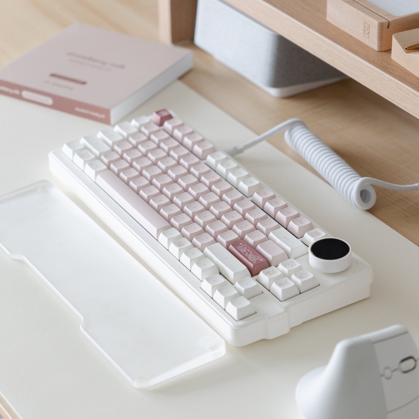 strawberry milk marshmallow keycaps – osume