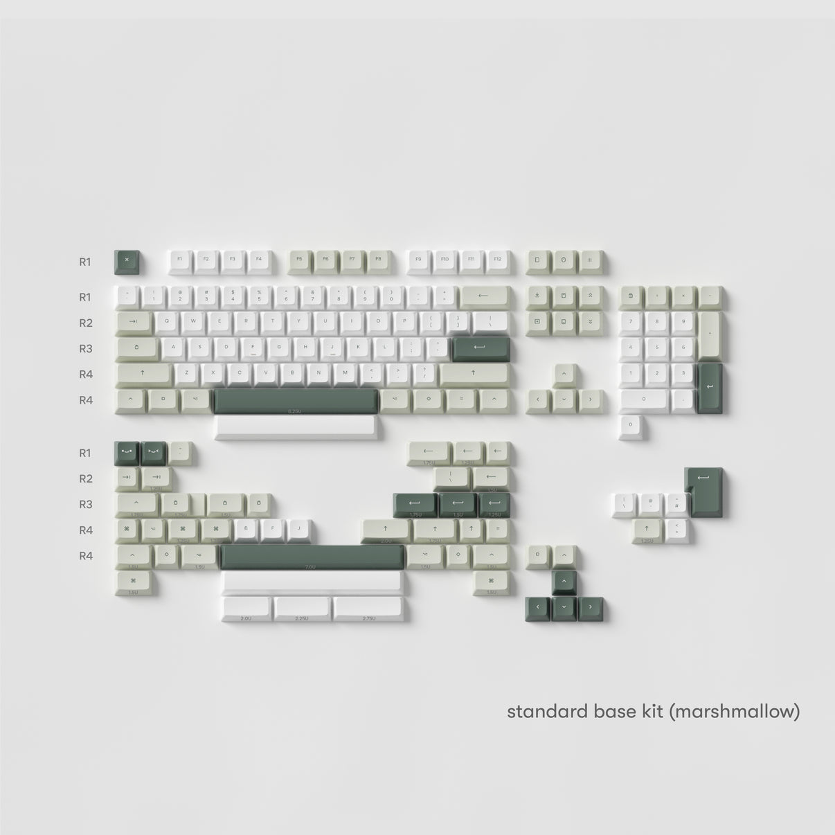 matcha marshmallow keycaps – osume