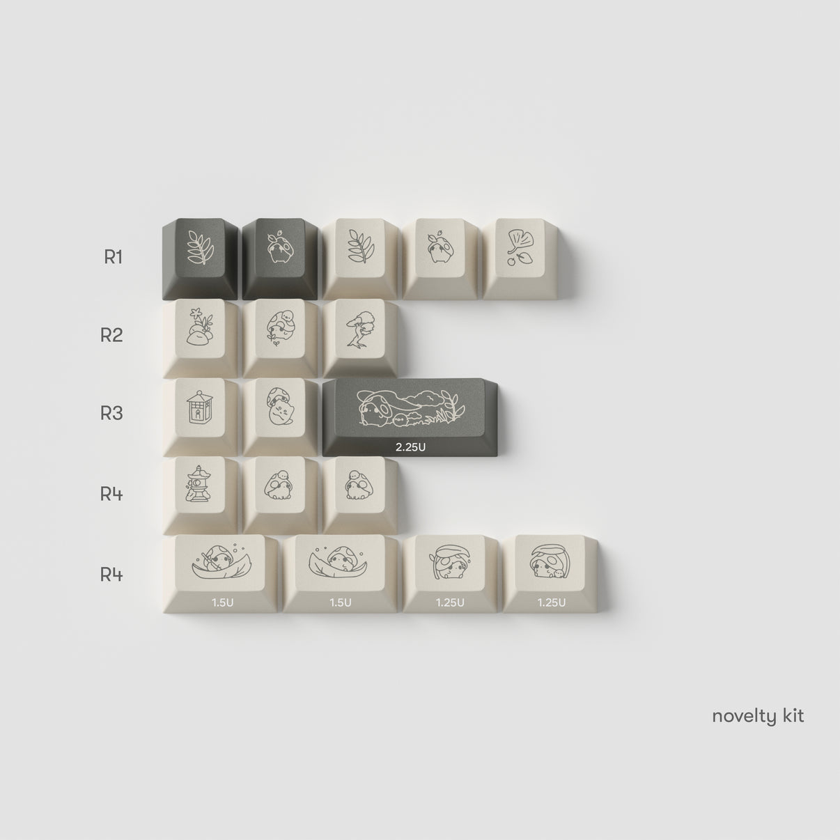 mori keycaps – osume