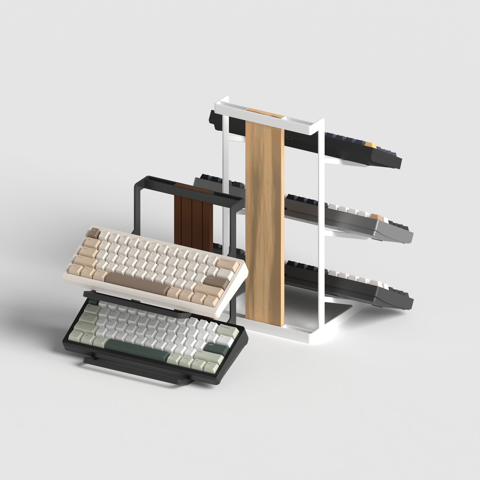 two tier keyboard shelf – osume