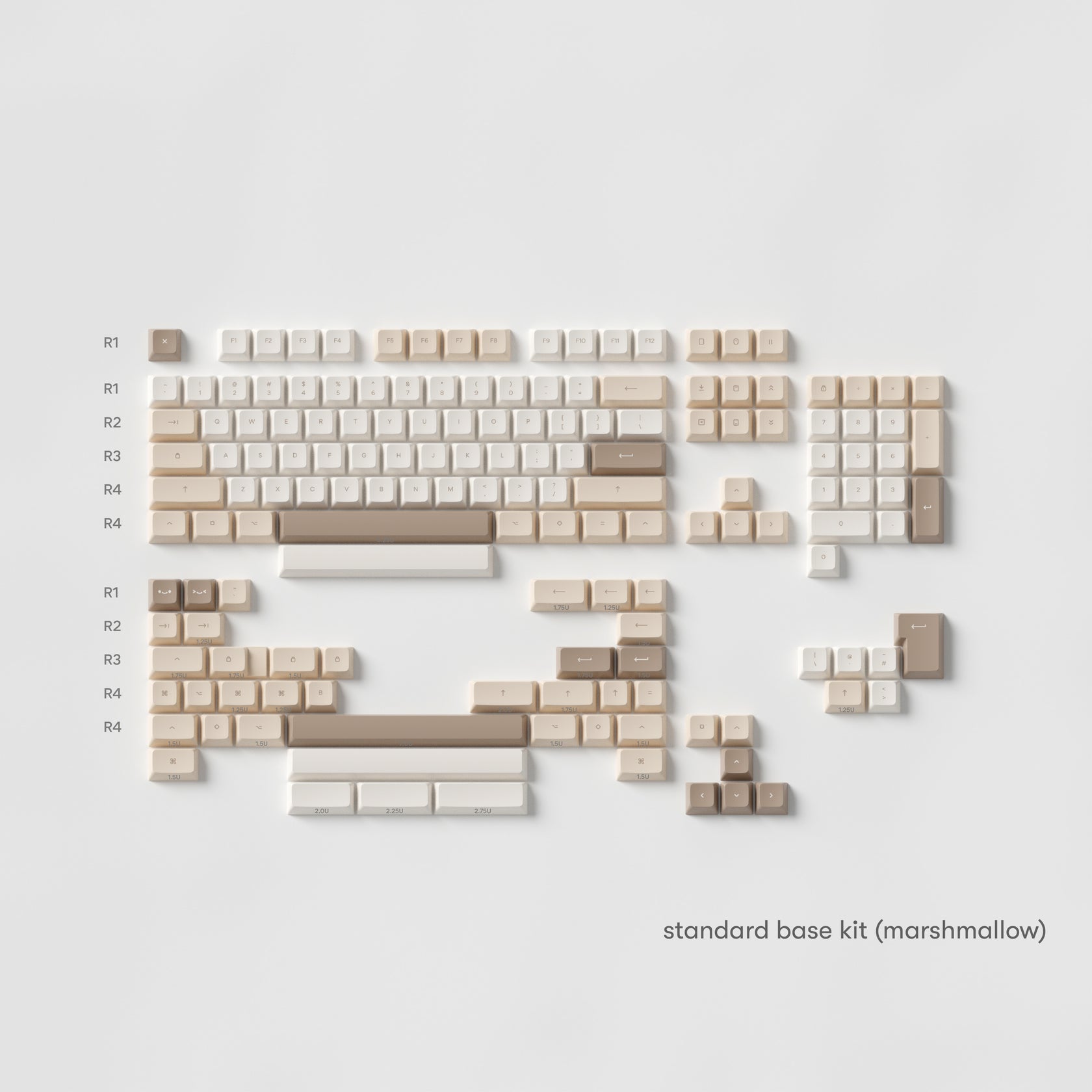 dalgona marshmallow keycaps – osume