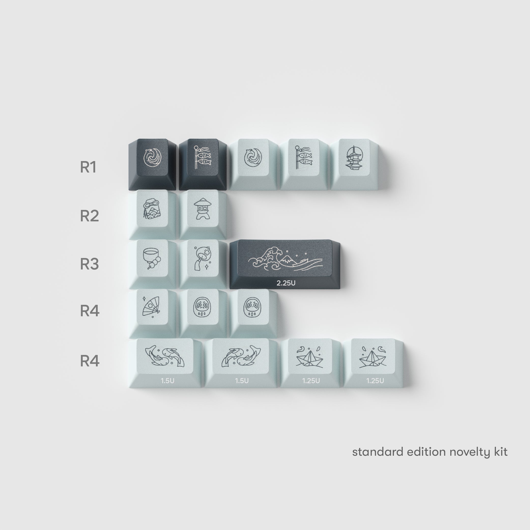 kanagawa keycaps – osume