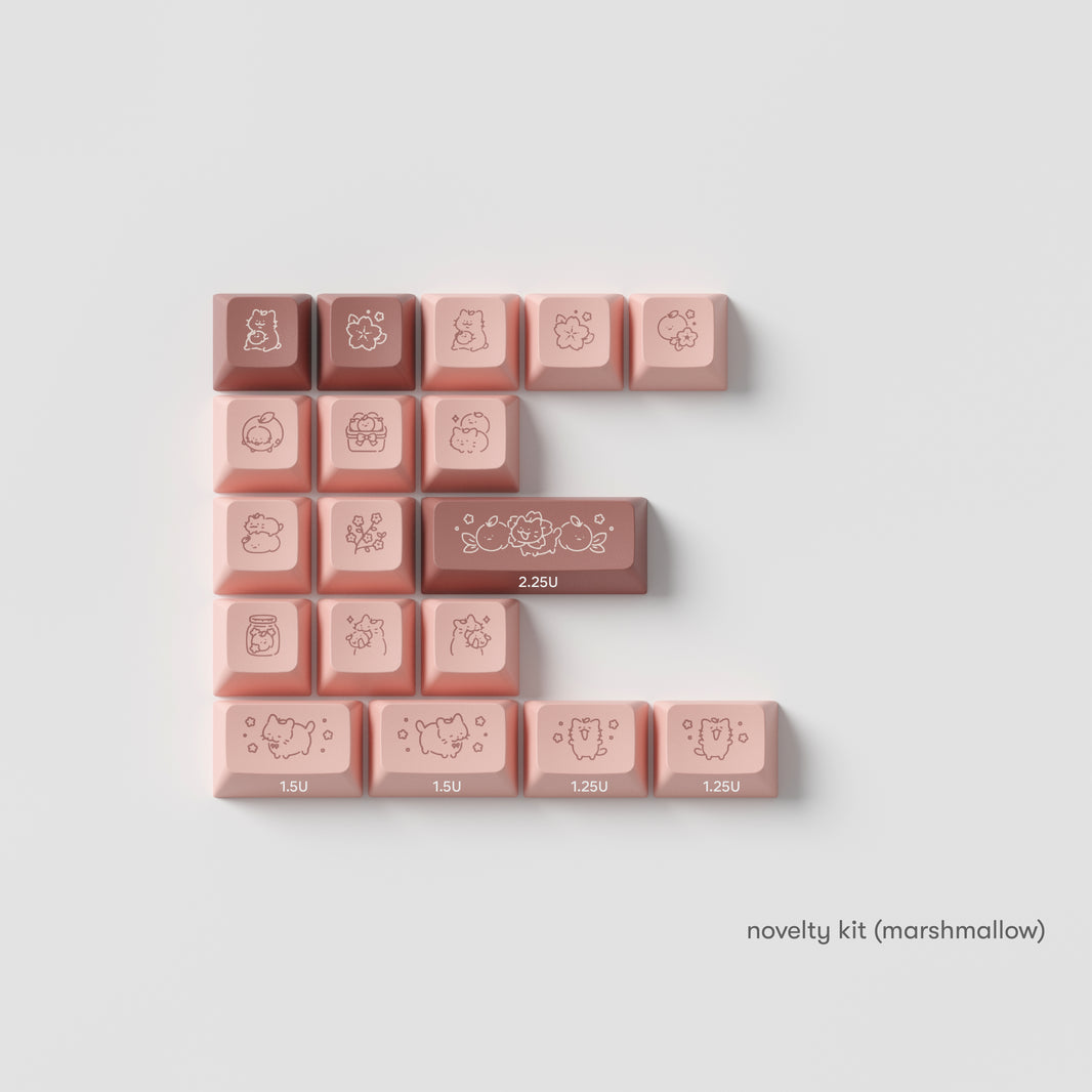 marshmallow keycaps – osume