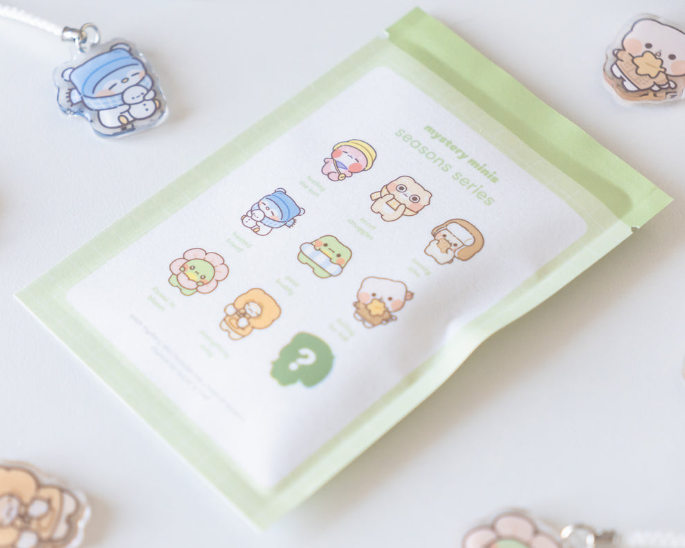 seasons surprise acrylic charms – osume