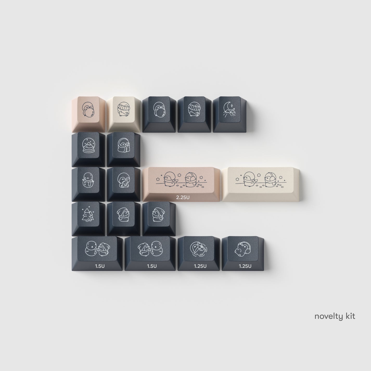 winterglow eve keycaps – osume